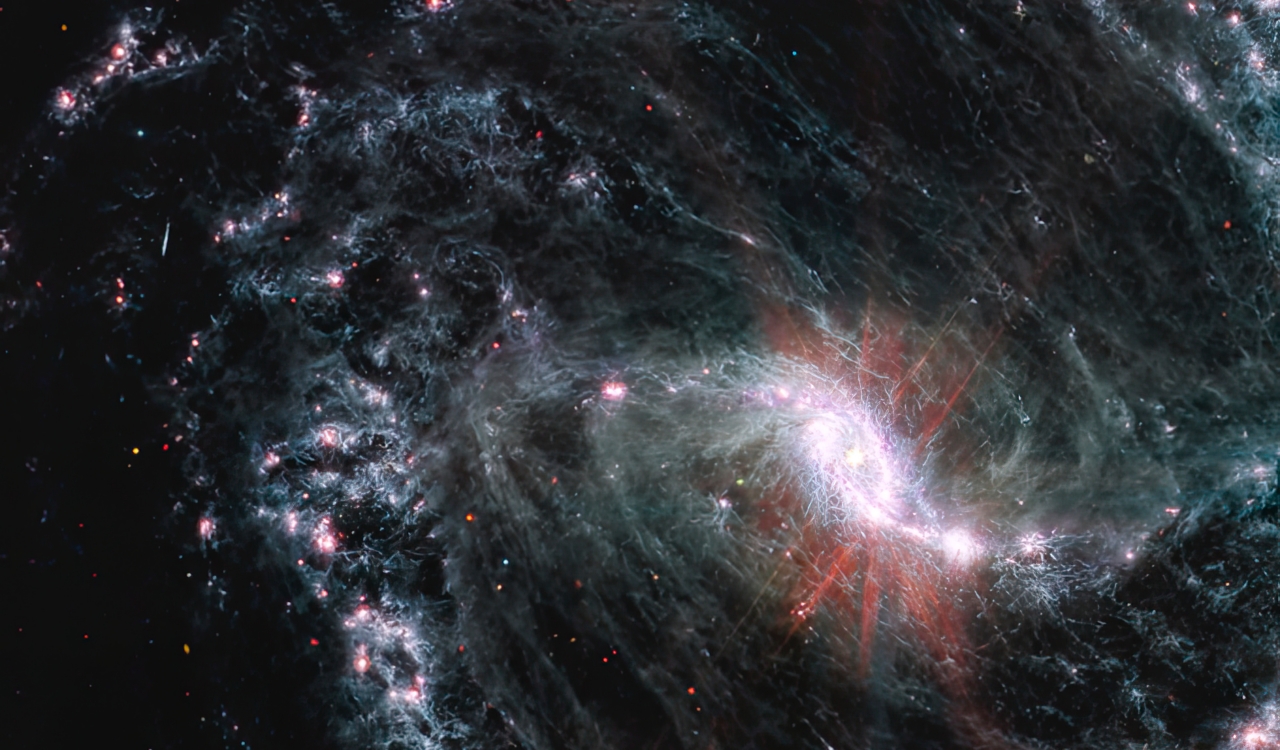 James Webb Telescope Catches Newborn Stars Forming Spiral Galaxies
